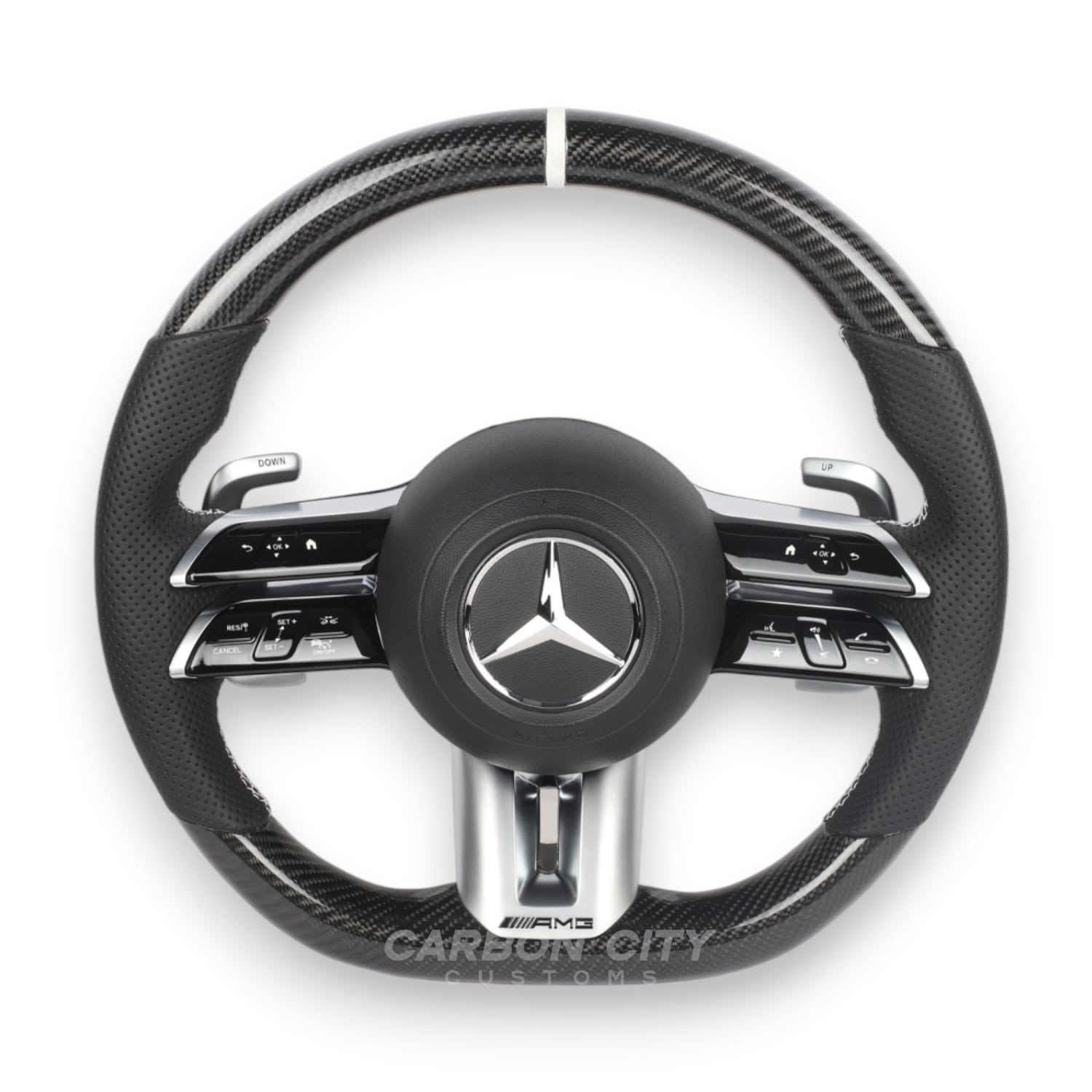 Customizable AMG Style Steering Wheel for Mercedes