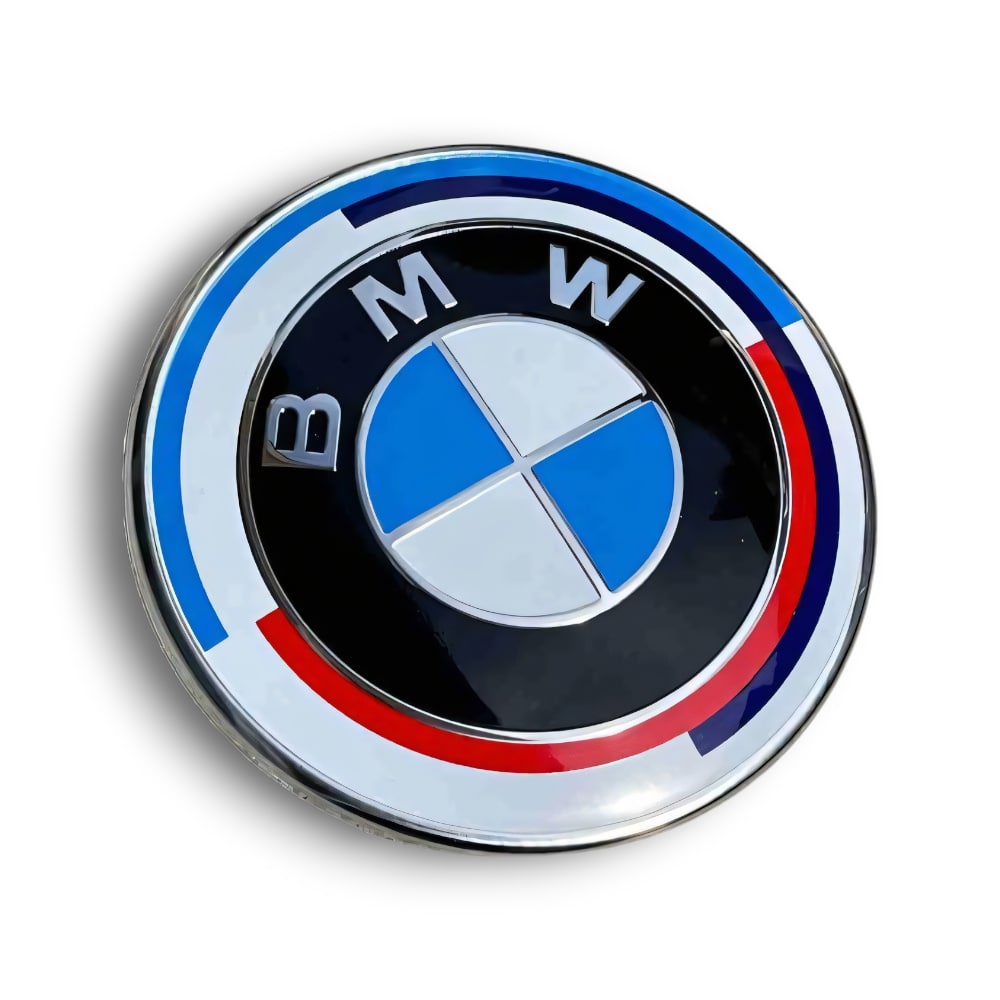 BMW M 50 Year Anniversary Emblem Badges | Nevera Auto